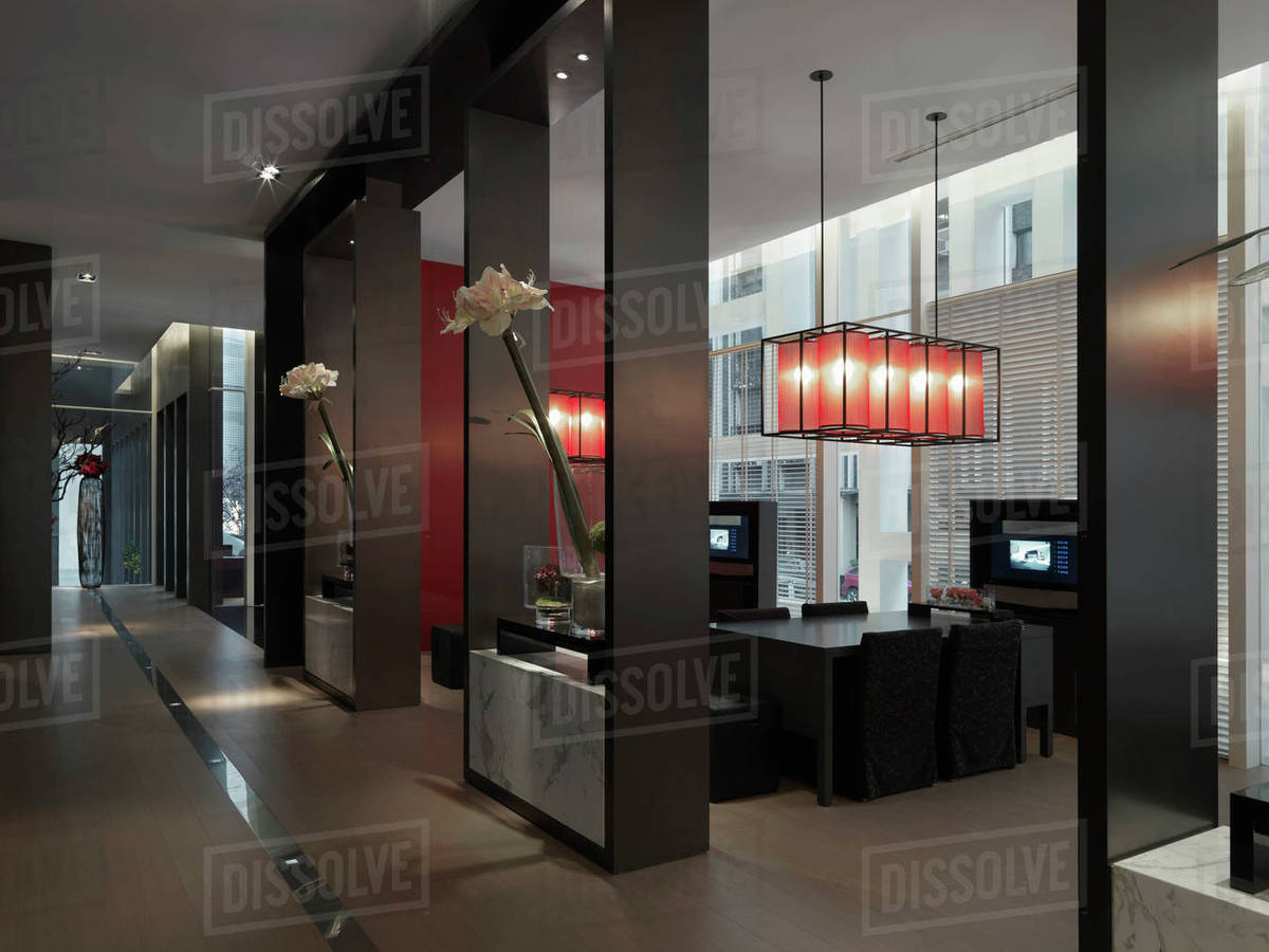 Hallway alongside conference area - Royalty-free Stock Photo | Dissolve