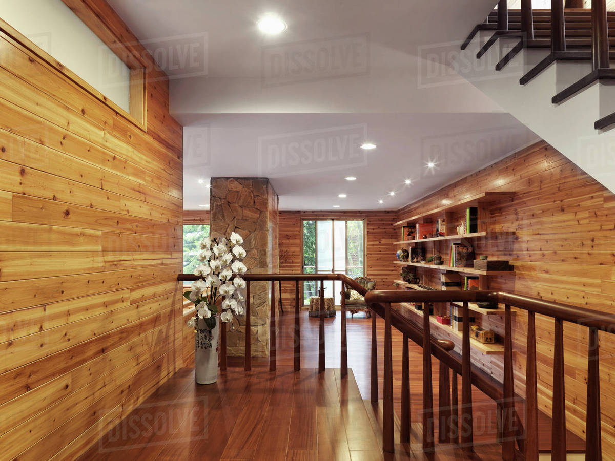Interior view of cabin home - Stock Photo - Dissolve