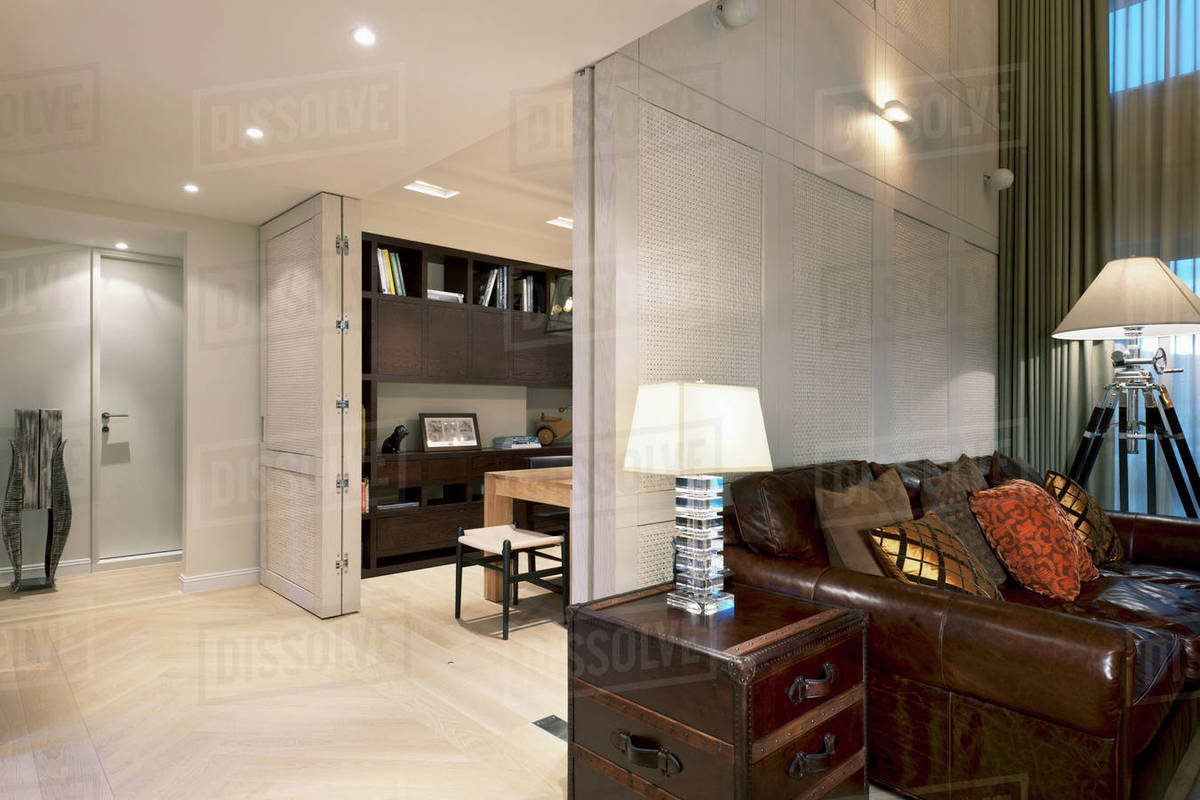 Interior view of modern home - Royalty-free Stock Photo | Dissolve