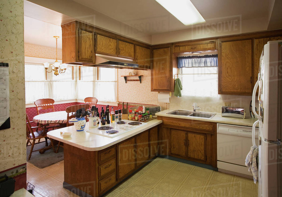 Interior of an older kitchen - Stock Photo - Dissolve