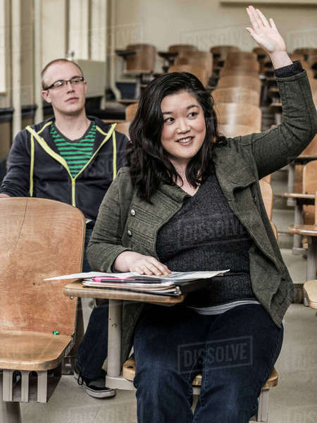 Students studying in classroom - Royalty-free Stock Photo | Dissolve