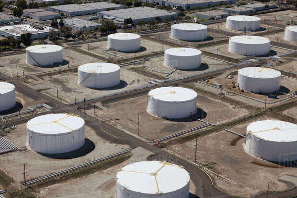 Storage tanks - Royalty-free Stock Photo | Dissolve