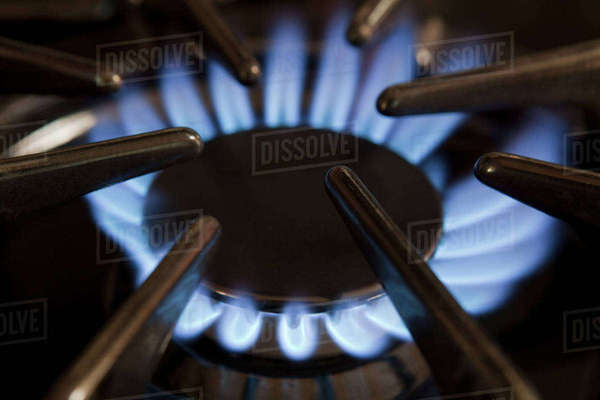 Gas Burner on Stove - Royalty-free Stock Photo | Dissolve