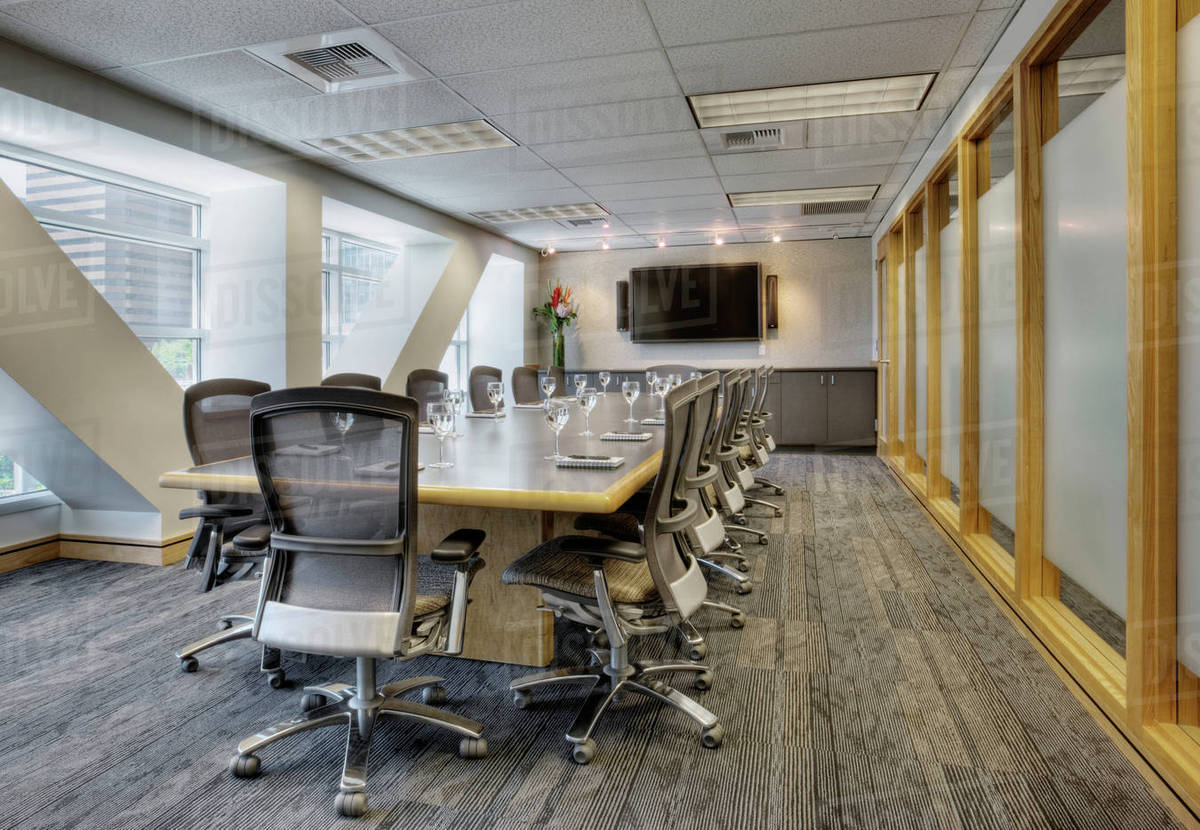Empty conference room - Stock Photo - Dissolve