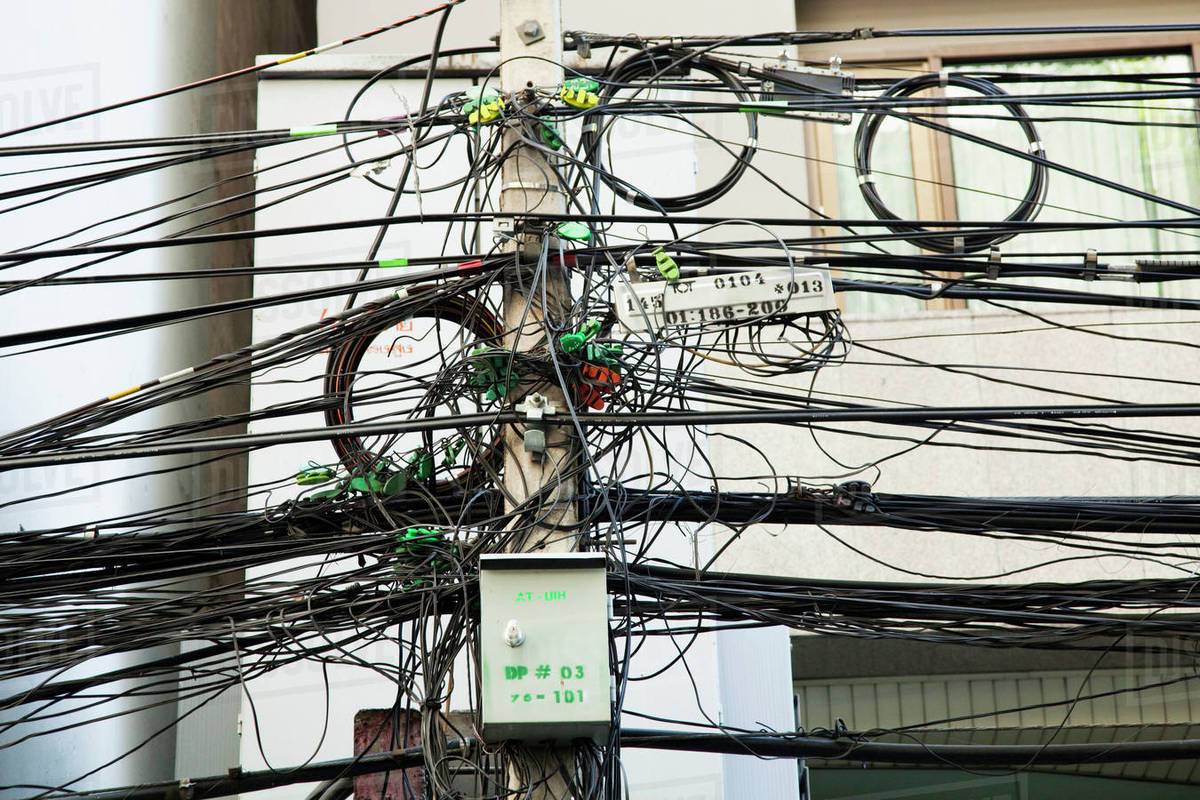 Utility Wires - Royalty-free Stock Photo | Dissolve