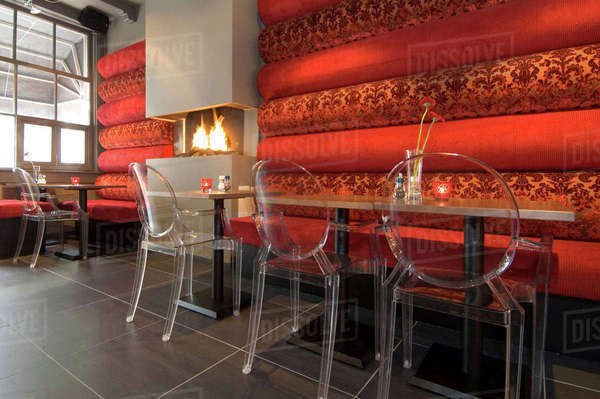 A restaurant interior - Royalty-free Stock Photo | Dissolve