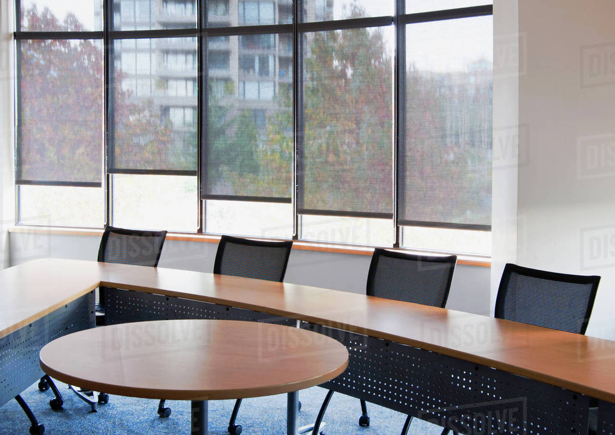 Empty boardroom or meeting room in an office - Stock Photo - Dissolve