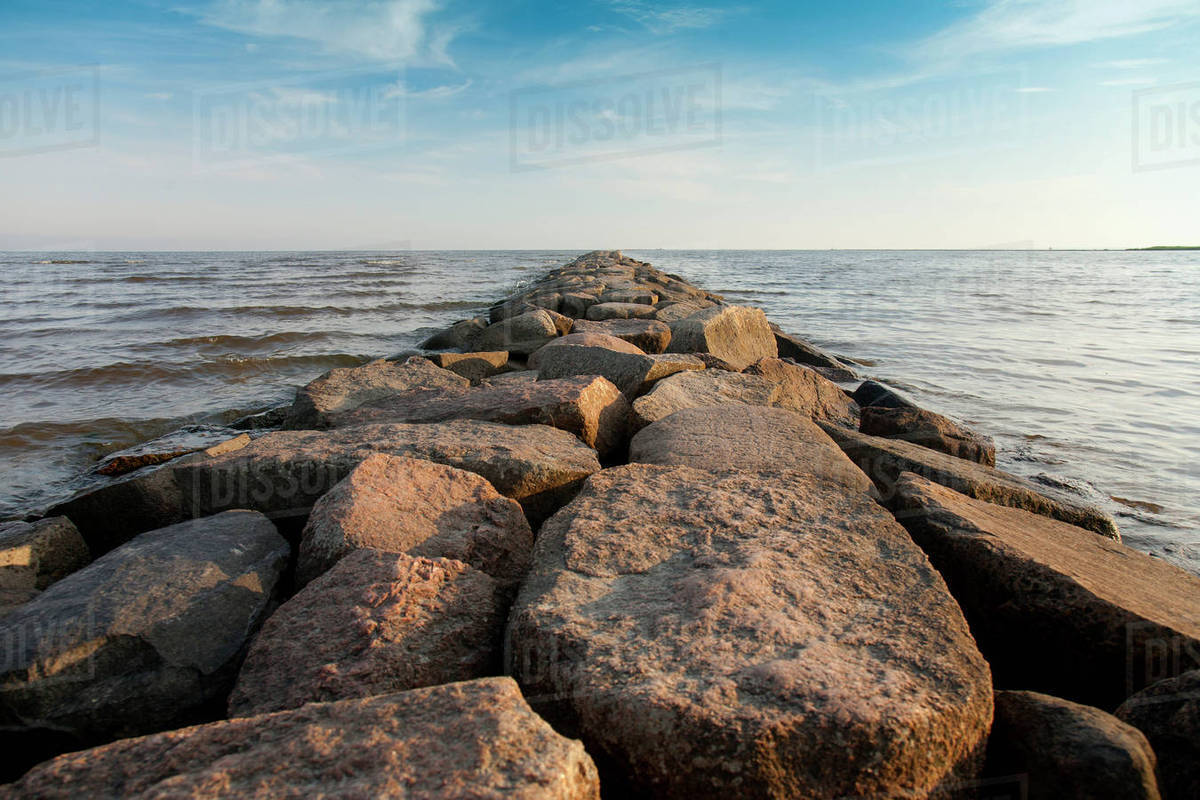 Rock Pier - Royalty-free Stock Photo | Dissolve