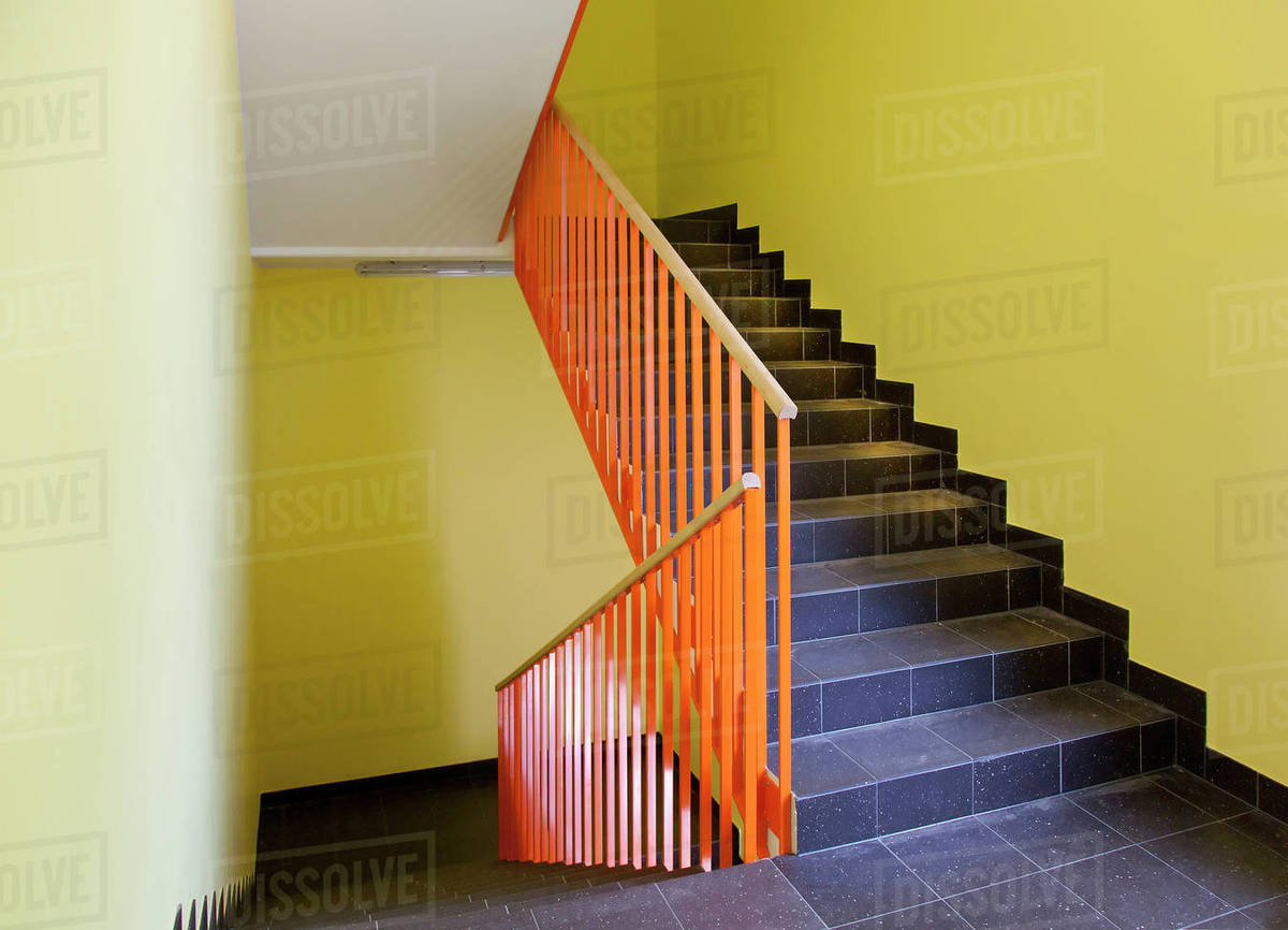 Empty Hospital Stairwell - Royalty-free Stock Photo | Dissolve