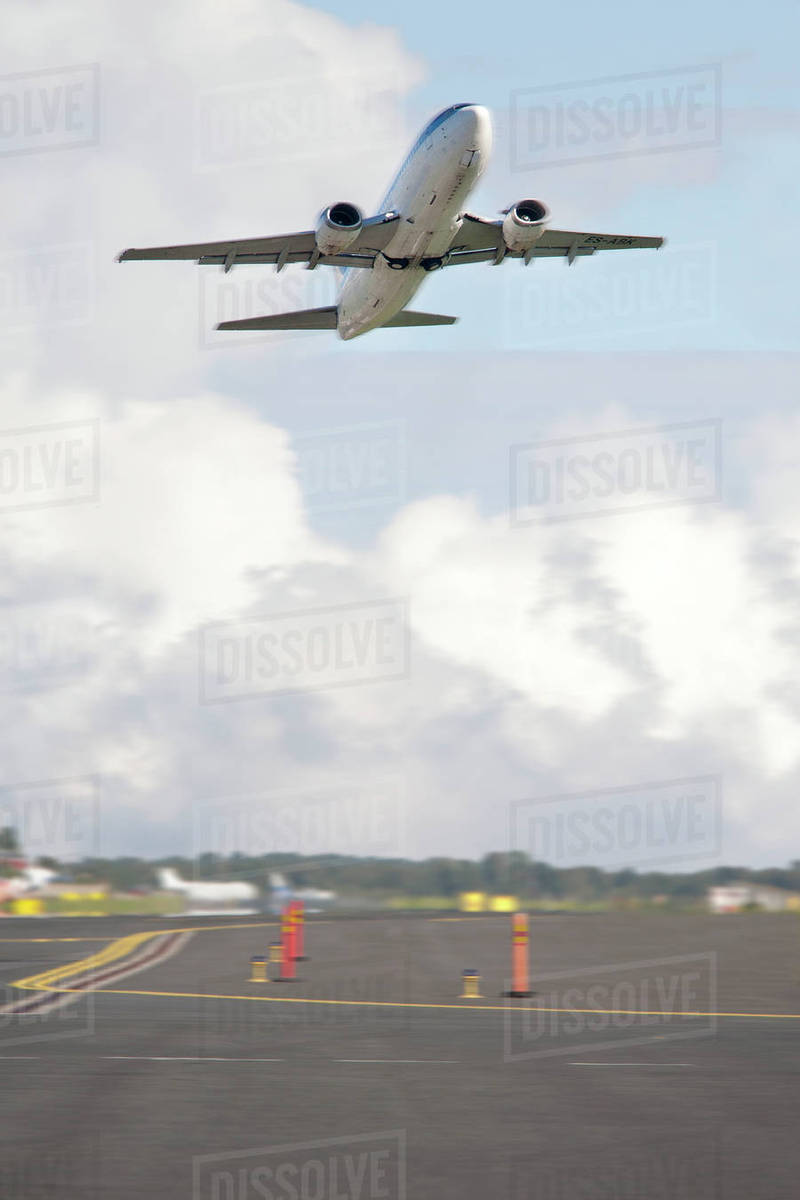 Airplane Taking Off - Stock Photo - Dissolve