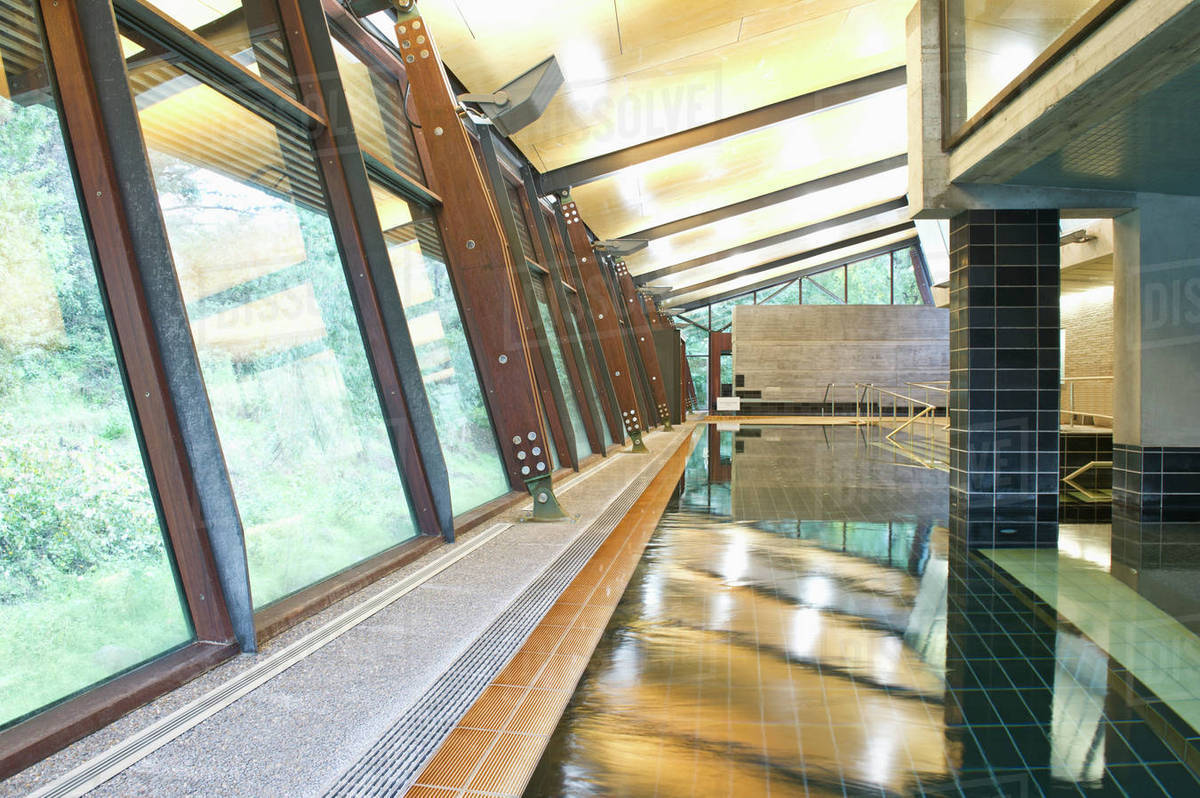 A natural springs bath house - Royalty-free Stock Photo | Dissolve