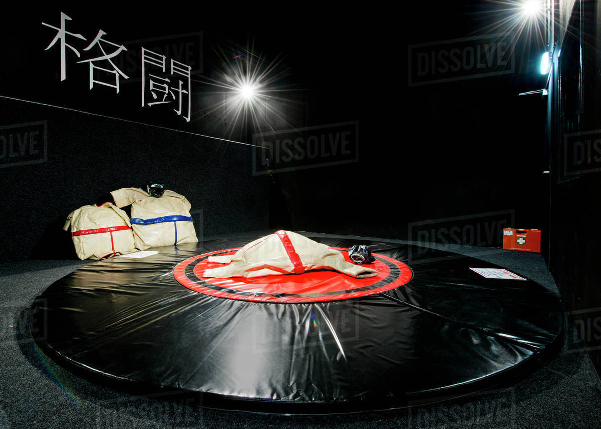 An indoor Sumo wrestling game - Royalty-free Stock Photo | Dissolve