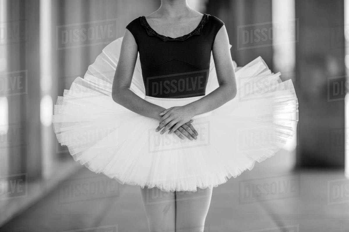 Ballet dancer wearing tutu - Stock Photo - Dissolve