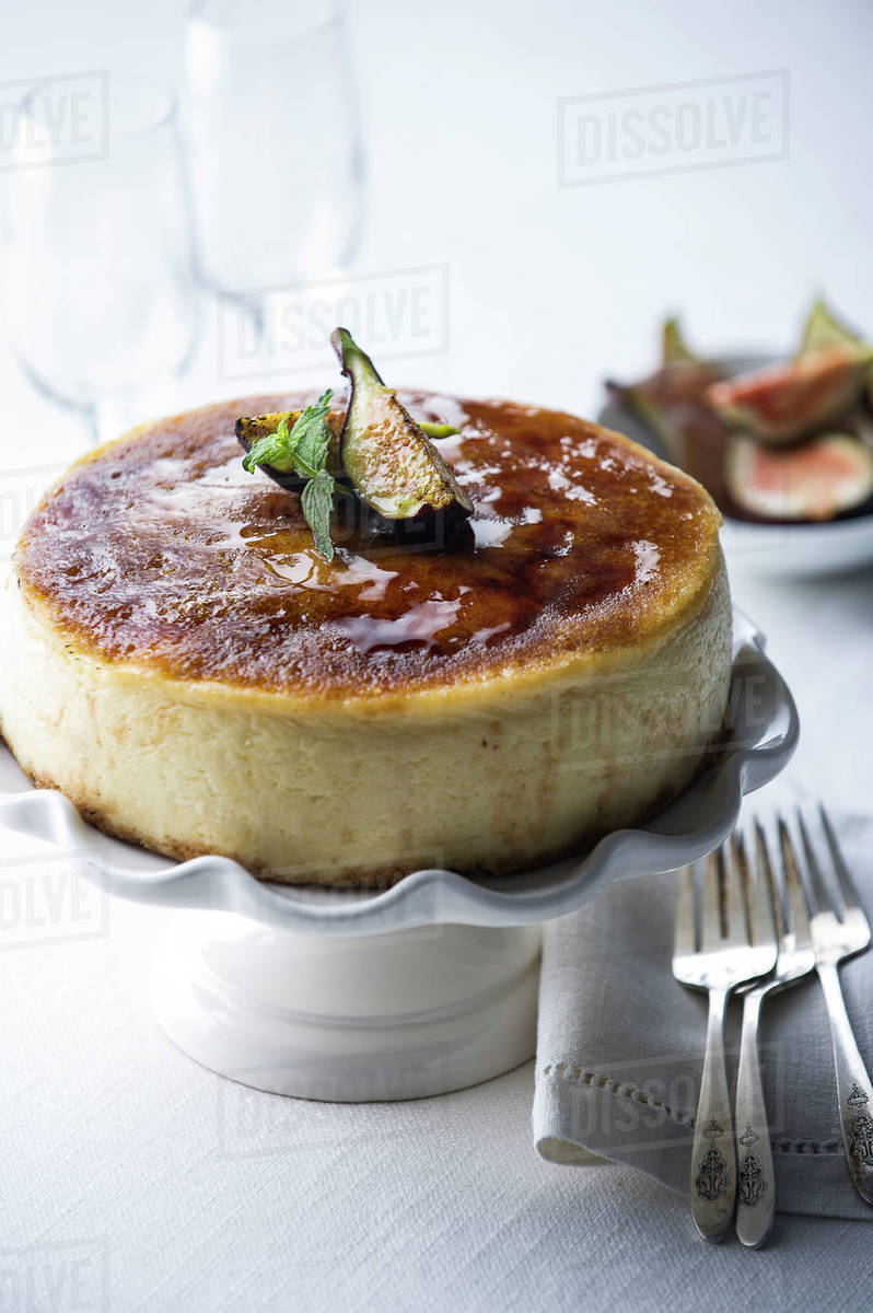 Cheesecake on tray - Stock Photo - Dissolve