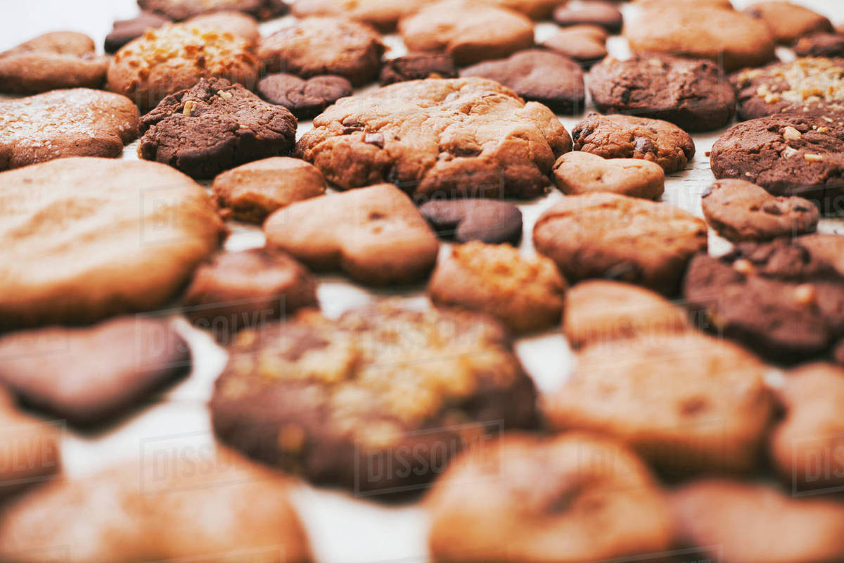 Variety of cookies on wooden table - Royalty-free Stock Photo | Dissolve