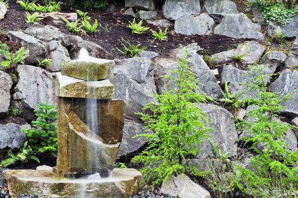 Rocks and water feature - Royalty-free Stock Photo | Dissolve