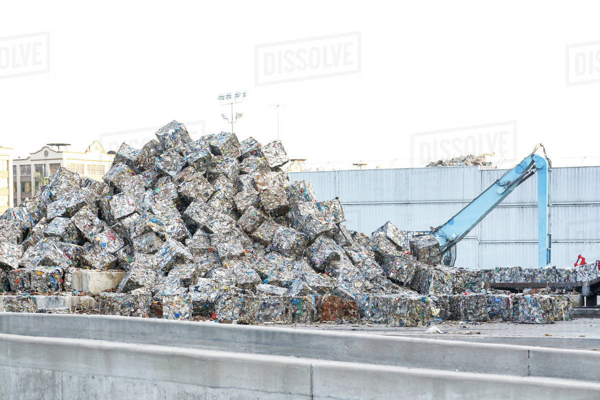 Piles of compacted garbage - Royalty-free Stock Photo | Dissolve