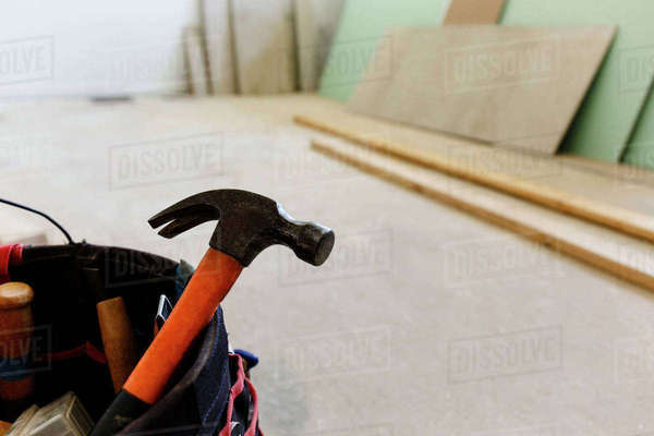 Hammer in bucket - Royalty-free Stock Photo | Dissolve