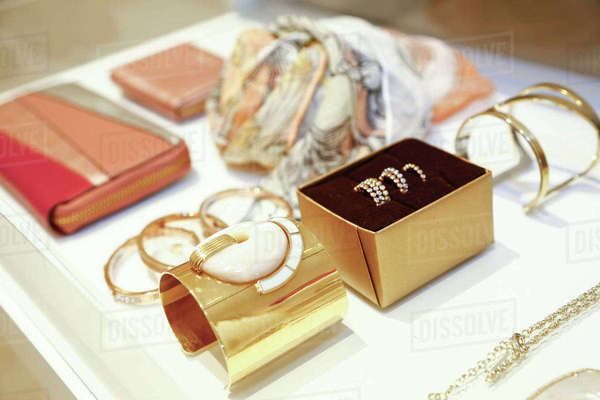 Display of luxury jewelry - Royalty-free Stock Photo | Dissolve