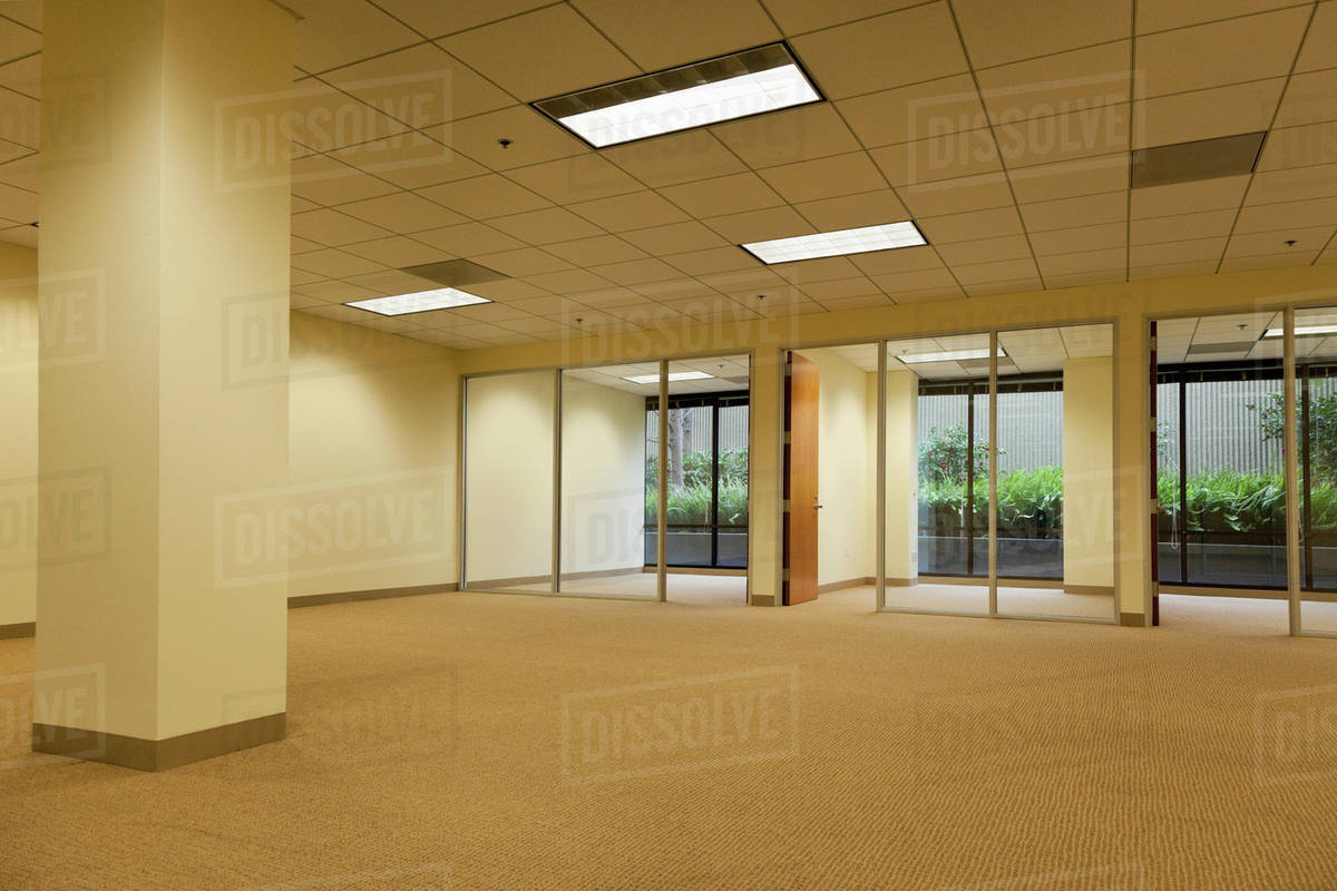 Empty rooms in office building - Royalty-free Stock Photo | Dissolve