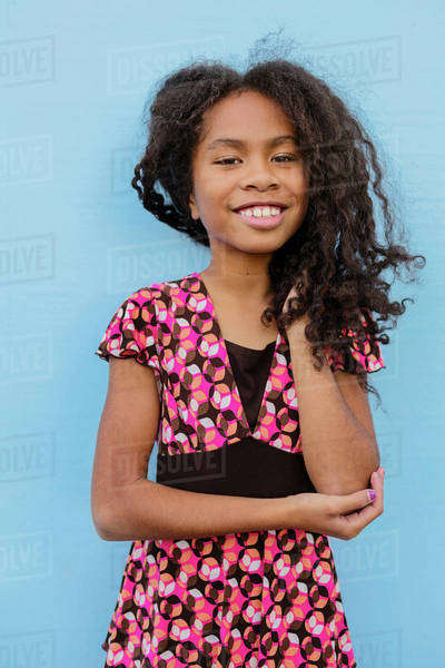 Pacific Islander girl smiling - Royalty-free Stock Photo | Dissolve