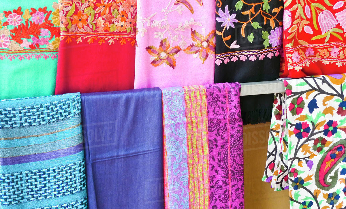 Colorful Scarves - Stock Photo - Dissolve