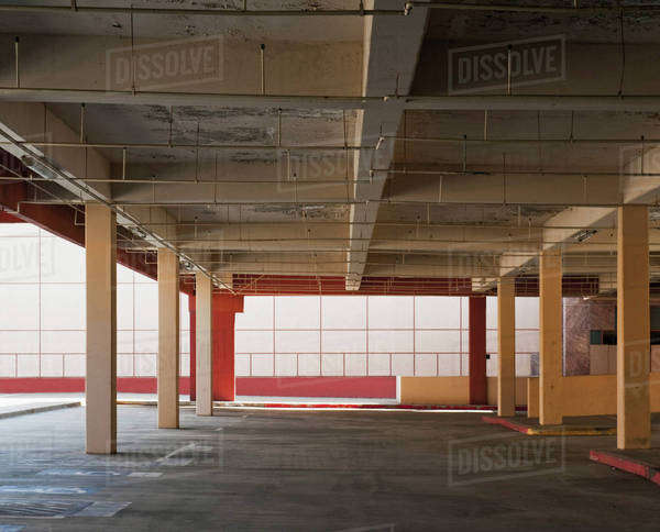 Empty Open-Air Parking Garage - Royalty-free Stock Photo | Dissolve