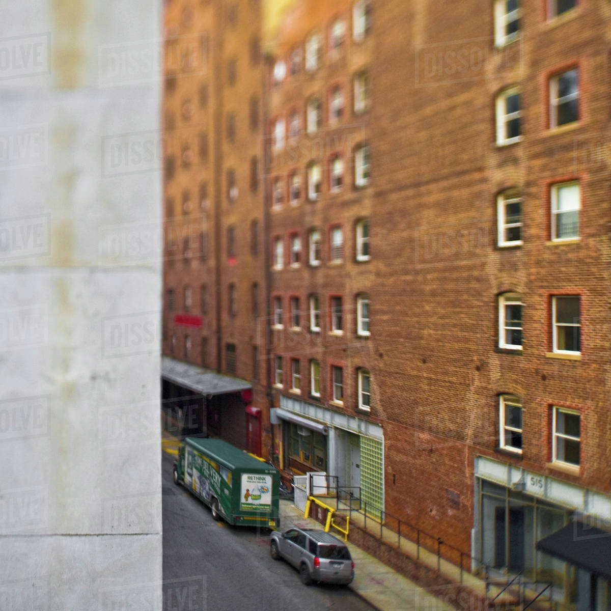 Narrow City Street - Stock Photo - Dissolve