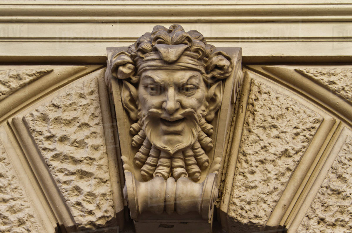 Carved Face - Royalty-free Stock Photo | Dissolve