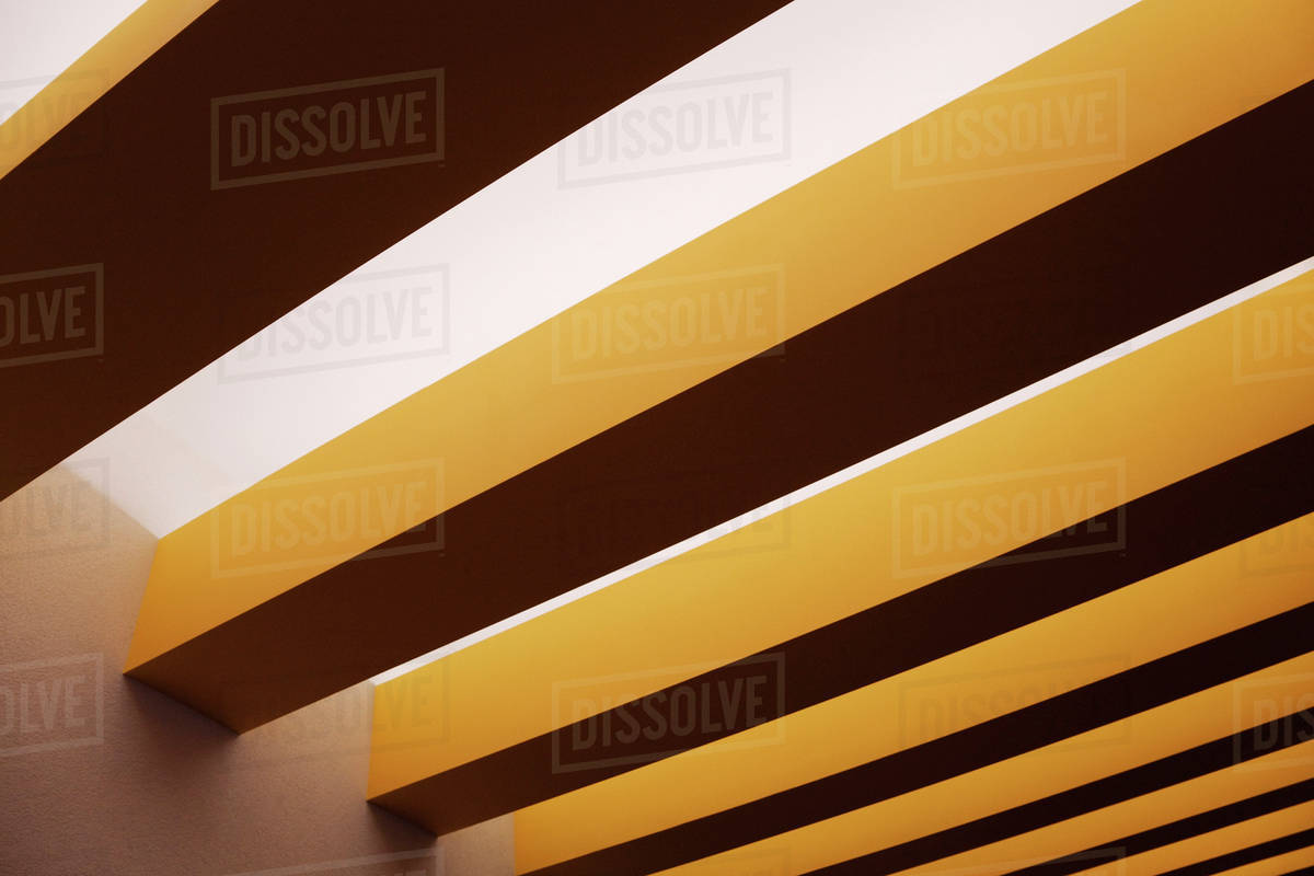Yellow Ceiling Beams - Royalty-free Stock Photo | Dissolve