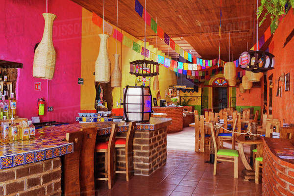 Colorful Interior of Restaurant - Royalty-free Stock Photo | Dissolve