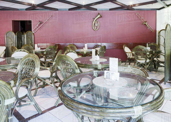 Cafe Decorated With Musical Instruments - Royalty-free Stock Photo ...