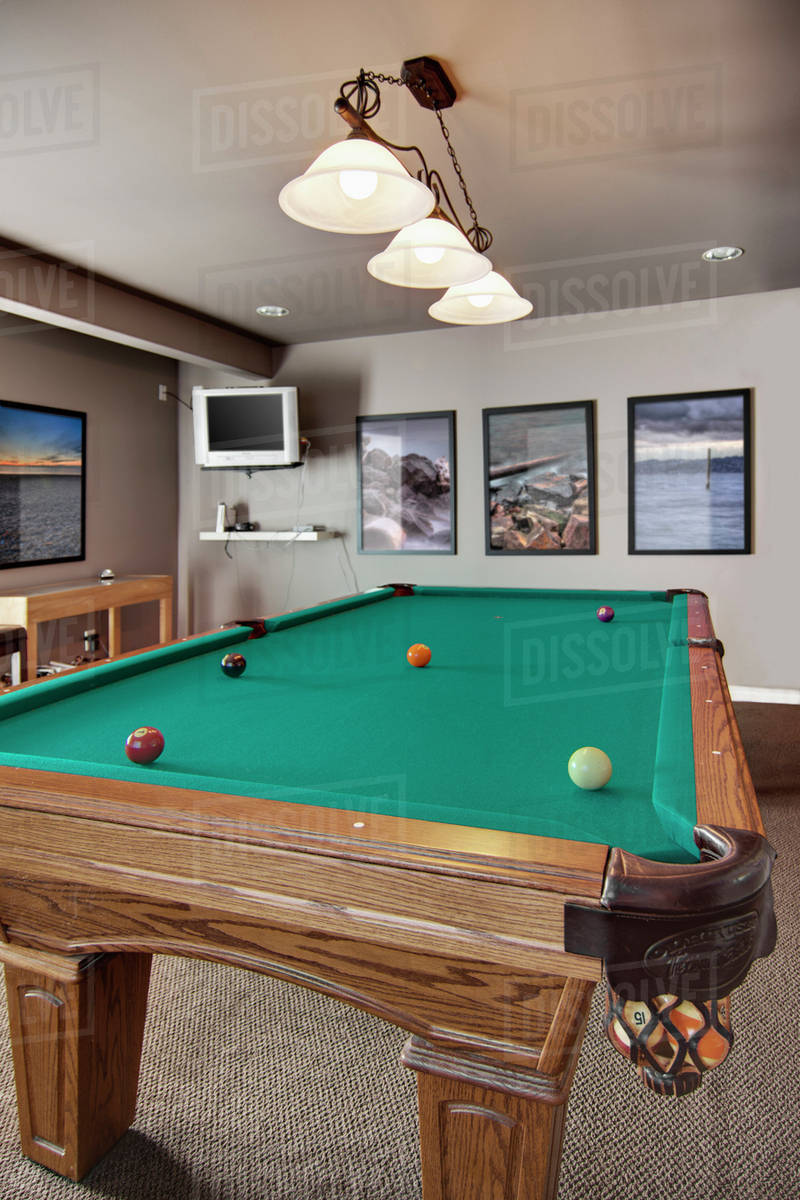 Pool table - Stock Photo - Dissolve