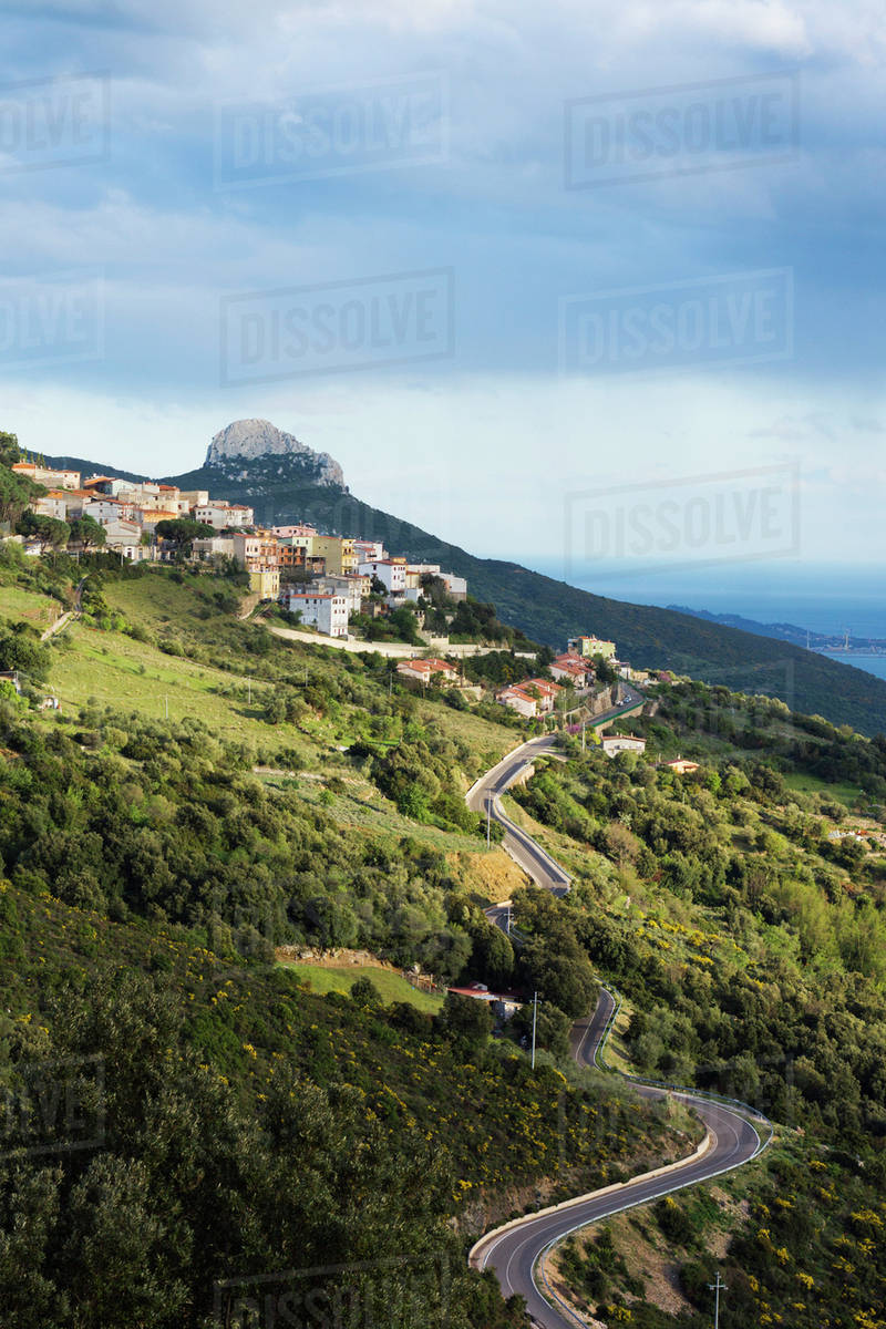 The historic coastal town of Bosa - Royalty-free Stock Photo | Dissolve