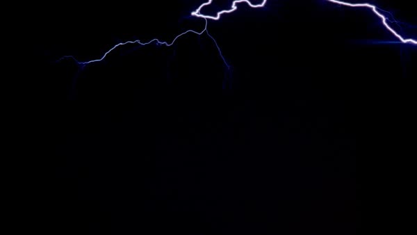 Lightning-effect electric arcs emanating from center of upper frame ...