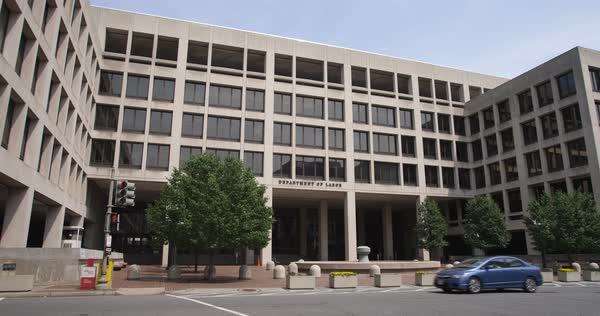 US Department of Labor Building, Washington DC. Shot in 2012. - 4K ...