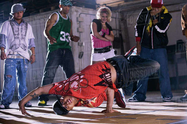 African man breakdancing - Royalty-free Stock Photo | Dissolve