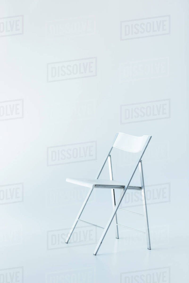 One white chair, isolated on white with copy space - Royalty-free Stock ...