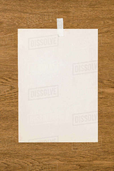 Top view of blank white paper on wooden table - Royalty-free Stock ...