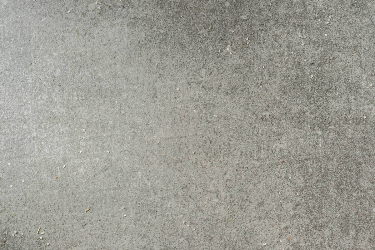Grey textured granite surface with salt crystals - Stock Photo - Dissolve