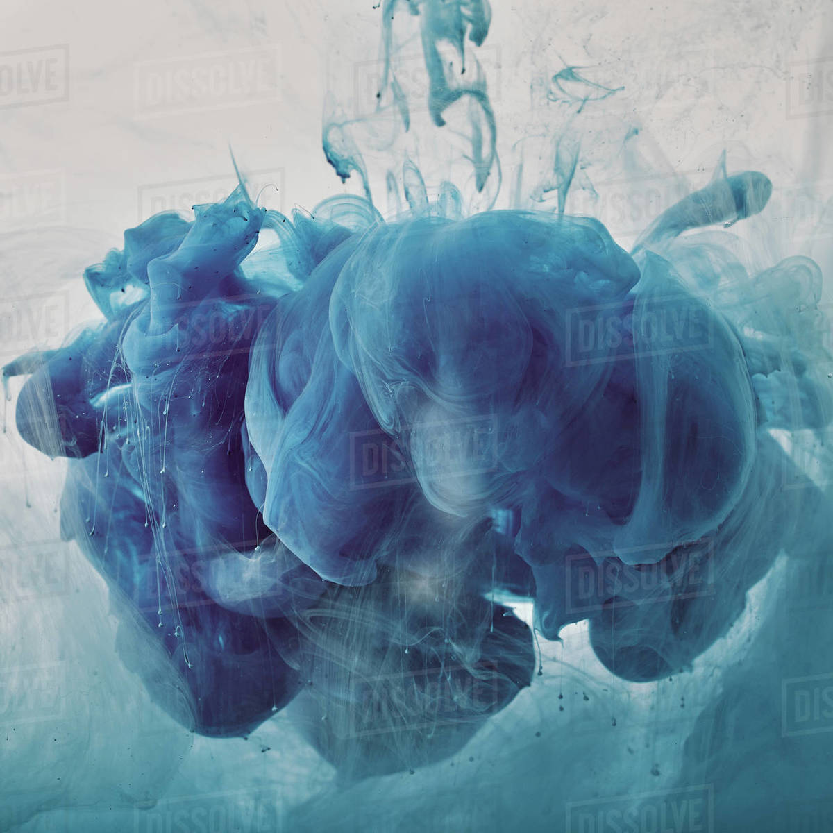 Artistic background with blue paint splash - Royalty-free Stock Photo ...