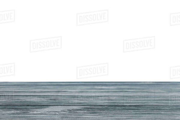 Grey striped rustic wooden background on white - Stock Photo - Dissolve