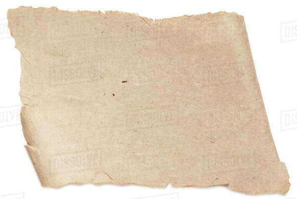 blank dirty paper texture isolated on white - Royalty-free Stock Photo ...