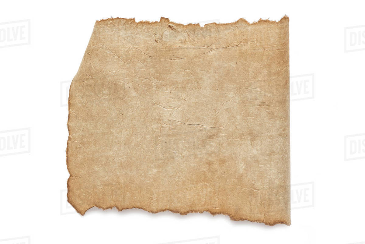 blank brown paper texture isolated on white - Royalty-free Stock Photo ...
