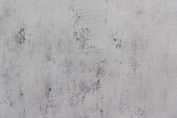 full frame view of scratched white wall background - Stock Photo - Dissolve