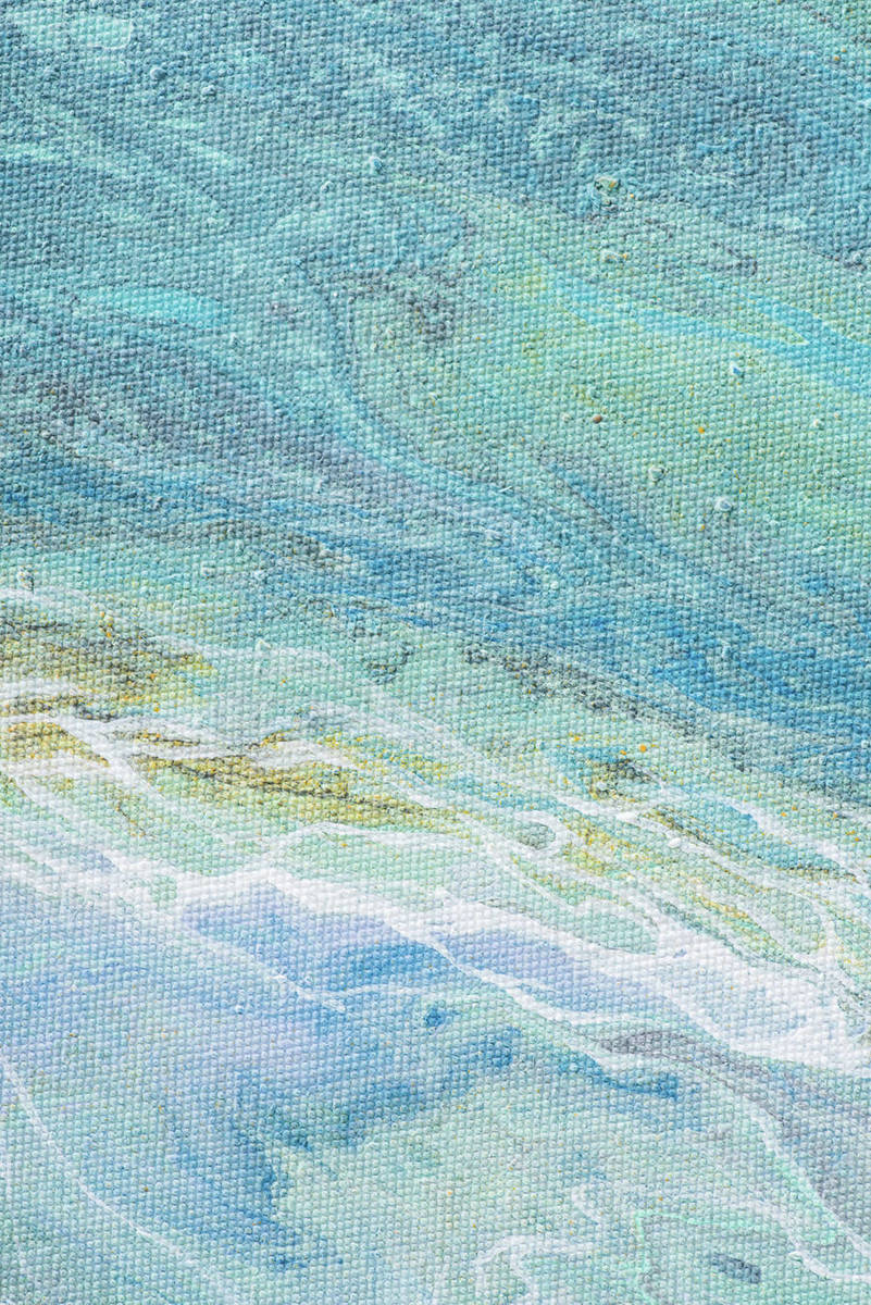 Abstract creative background with light blue acrylic paint - Stock ...