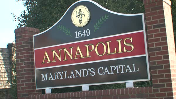 Annapolis, Maryland sign. - HD Rights-managed Stock Video Footage ...