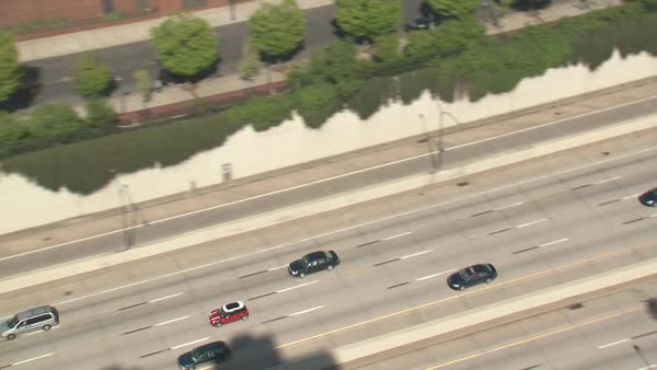 Looking down on a freeway in Philadelphia. - HD Rights-managed Stock ...