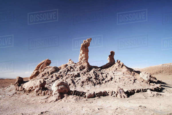 Rock formations, Atacama Desert, Chile - Stock Photo - Dissolve