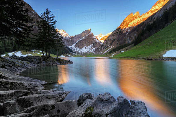 Seealpsee lake, Switzerland - Royalty-free Stock Photo | Dissolve